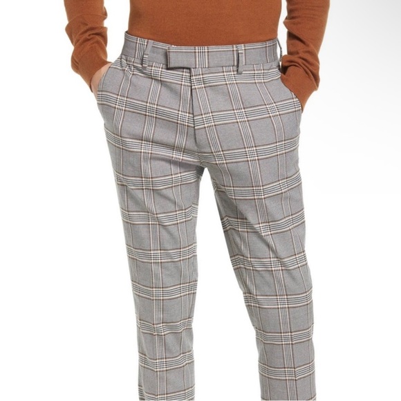 Topman | Pants | Topman Skinny Smart Pants Heritage Check Brown Mens ...